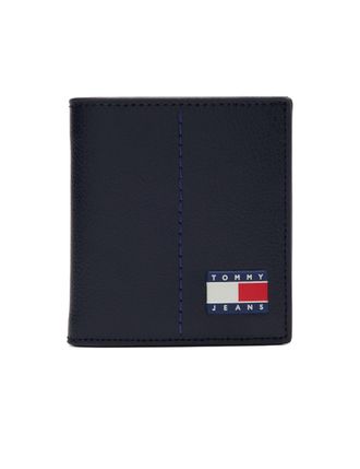 Tommy Jeans Herren TJM Heritage CC & Coin AM0AM13698 Other Wallets, Blau (Dark Night Navy), One Size, Blau (Dark Night Navy), One Size