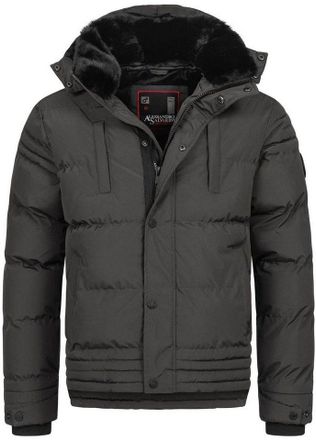 Alessandro Salvarini Winterjacke ASFabiano mit warmem Teddyfell und abnehmbarer Kapuze
