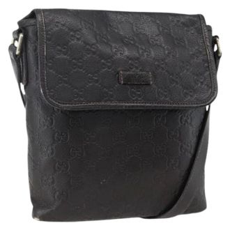 Gucci Sac &agrave; bandouli&egrave;re Vintage Pre-owned - Femme - Pre-owned - Brun - Taille: ONE Size
