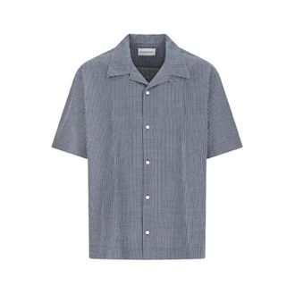 Givenchy Kariertes Kurzarmhemd - - Shirts - Herren - Blau - 2XL