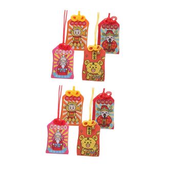 TOPBATHY 2 S&auml;tze Segen Tasche P&auml;diprotect The Prot Brieftaschen Jakobsweg Karriere Charme Reize Weihrauchkapseln Japanischer Omamori-Charme Omamori-gl&uuml;cksbring