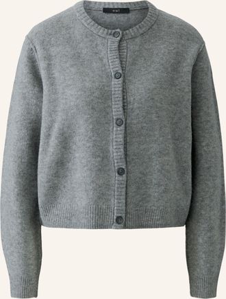 Oui Strickjacke Ilaya grau