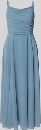 Jake*s Cocktailkleid mit Drapierungen und Spaghettitr&auml;gern