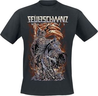 AC/DC Feuerschwanz Rohirrim Homme T-Shirt Manches Courtes Noir XL 100% Coton Regular/Coupe Standard