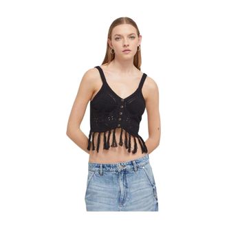 Desigual Strandtop - - Tops - Damen - Schwarzk - L