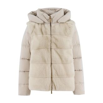 Moorer Wendbare Lammfelljacke - - Jackets - Damen - Rosa - M