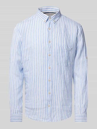 Brax Regular Fit Leinenhemd mit Brusttasche Modell Dirk