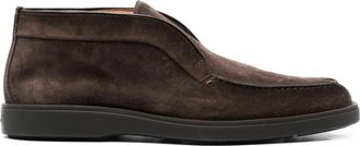 Santoni Desert Slip-on Suede Boots