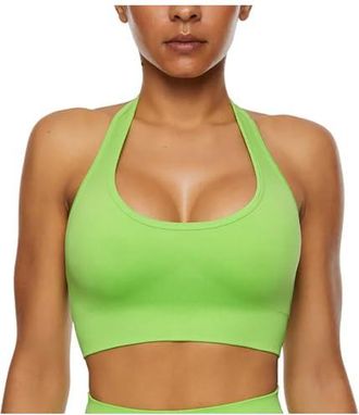 Generic Ensemble de soutiens-gorge pour femmes 2026 - Mode d&eacute;contract&eacute;e - V&ecirc;tements de yoga suspendus, Vert, L