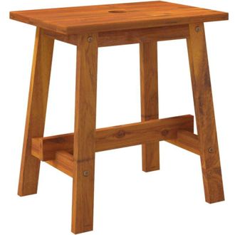 Les Tendances Tabouret 45x29x45 Rectangulaire Bois dacacia solide