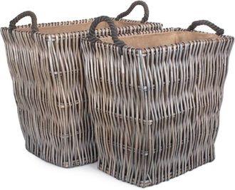 Red Hamper Weidenkorb, rechteckig, Grau, Einheitsgr&ouml;&szlig;e