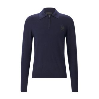 Belstaff V-Ausschnitt Strickpullover - - Knitwear - Herren - Blau - L