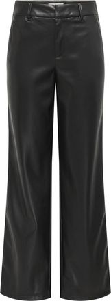 Only Onlsmooth Mw Wide Faux Lea Pant Cc PNT