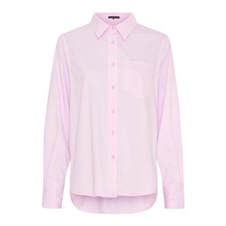 BTF-CPH Oversized Bambushemd - - Blouses & Shirts - Damen - Rosa - S