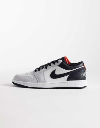 Nike Jordan Nike - Air Jordan 1 - Baskets basses - Gris, noir et blanc