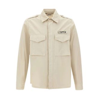 Aspesi Homme, Chemises, Beige, Taille: M Aspesi Chemises