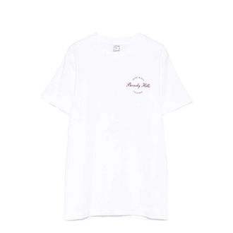 Sporty & Rich Beverly Hills T-Shirt - - Tops - Herren - Wei&szlig; - XS