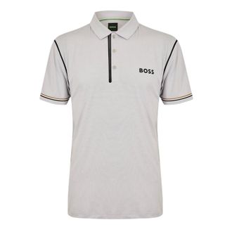 HUGO BOSS Paddytech Goc Poloshirt f&uuml;r Herren, Mit Kragen (Hellgrau/Pastellgrau)