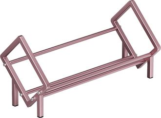 Generico Bücher-Organizer, neigbar, aus Kohlenstoffstahl, multifunktional, klein, 39,7 cm (15,7 Zoll), Aufbewahrungsregal für Wohnzimmer