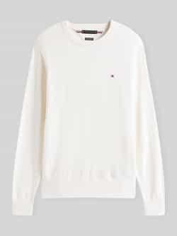 Tommy Hilfiger Regular Fit Pullover aus Baumwoll-Kaschmir-Mix