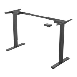 SVITA DOBON Schreibtisch-Gestell elektrisch für Tischplatte höhenverstellbare Tischbeine Memory-Funktion Doppel-Motor Metall Schwarz