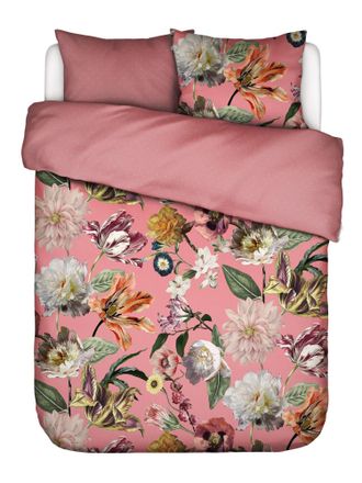 Essenza Bettwäsche Filou Summer Mauve, 200x200 + 2X 80x80 cm - 100% Baumwollsatin 220TC - Blumen