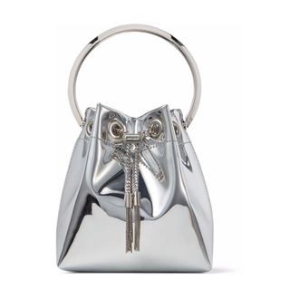 Jimmy Choo London Femme, Sacs, Gris, Taille: ONE Size Bon Bon Mini Bag