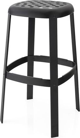 Connubia Hocker Industrial starr Metallgestell schwarz matt