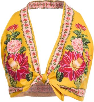 Farm Rio SPRING AWAKENING YELLOW TOP