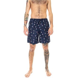 Happy Socks Palm Swimshorts 3300 - - Swimwear - Herren - Blau - XL