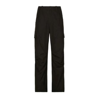Dolce & Gabbana Homme, Pantalons, Noir, Taille: M Pantalon Cargo en Coton Noir