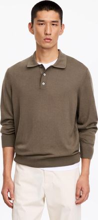 Arket Polopullover Aus Merinowolle -Beige