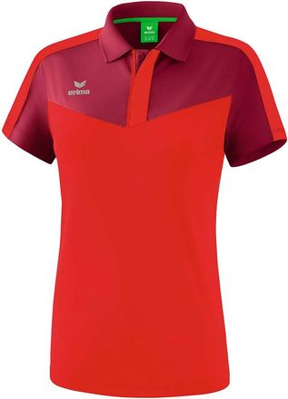 Erima Damen Squad Sport Poloshirt (1112006), Bordeaux/rot, 44