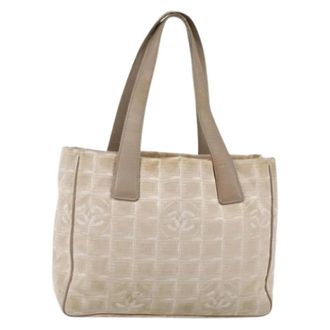 Chanel Pre-owned Vintage Nylon Tote Bag - - Pre-owned - Damen - Beige - ONE SIZE