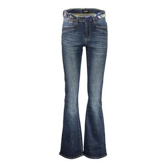 Desigual Denim Hipbelt - - Jeans - Damen - Blau - L