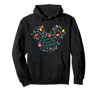 Disney Mickey Mouse Spring Into The Season Flower Icon Pullover Hoodie
