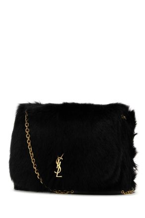 Saint Laurent Womens Black Shearling Jamie 4.3 Shoulder Bag Neronero Borse A Tracolla