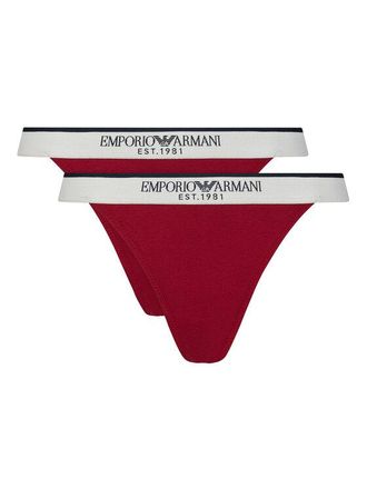 Emporio Armani String-Set EW000405 AF27298 U5084 Dunkelrot