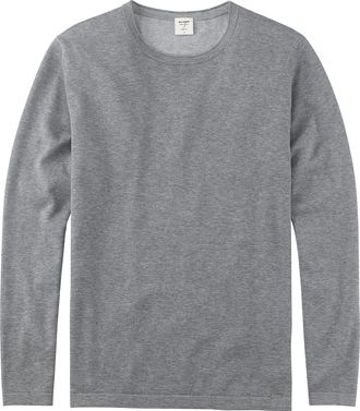 Olymp Herren Pullover Rundhals Casual.Strick,Single Jersey,Regular fit,Silbergrau 63,XXL