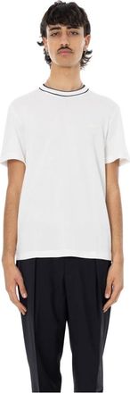 Lacoste Homme, Tops, Blanc, Taille: XL T-shirt Piquet Coupe Classique