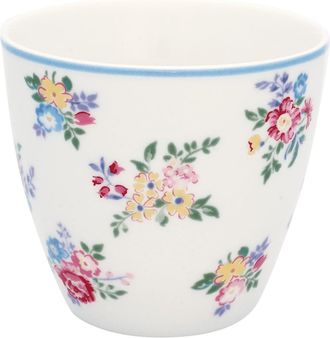 Green Gate Greengate - Latte Cup - Elena - Keramik - Farbe: Petit White - (ØxH): 10 x 9 cm