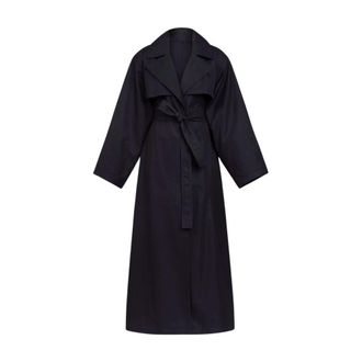 Alaia Tench Coat - - Coats - Damen - Blau - XS