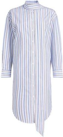 Acne Studios Robe chemise &agrave; rayures en coton