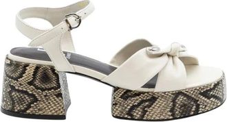 Jeannot Femme, Chaussures, Blanc, Taille: 38 EU Sandalo