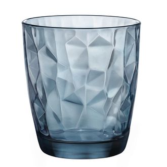 Bormioli Rocco Glasbecher, blau, 390 ml, 1 Einheit (Packung mit 1)