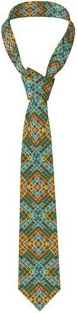 Generic Cravate Pour Homme Art Ethnique Abstrait Africain Color&eacute; &Eacute;troit Tie Formelle Cravates Homme Pour L&Eacute;cole Affaires C&eacute;l&eacute;brations