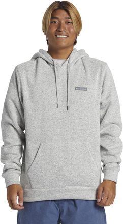 Quiksilver Mens Keller Hoodie Pullover Sweater, Light Grey Heather, XXL
