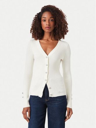 Guess Strickjacke W6YR11 Z0950 Creme Slim Fit