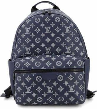 Louis Vuitton unisex, Pre-owned, Bleu, Taille: ONE Size Sac &agrave; dos Vintage en Toile Pre-owned