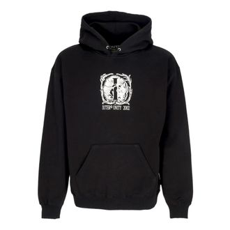 Iuter Schwarzer Kapuzenpullover mit Druck - - Sweatshirts & Hoodies - Herren - Schwarzk - S